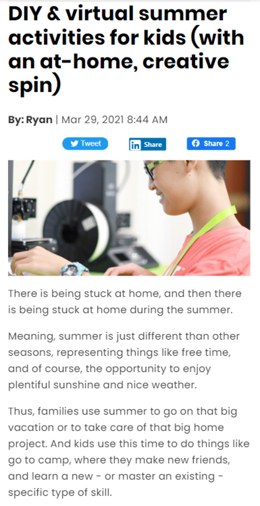 125 Refreshing Summer Blog Post Ideas [2022] - Starter Story