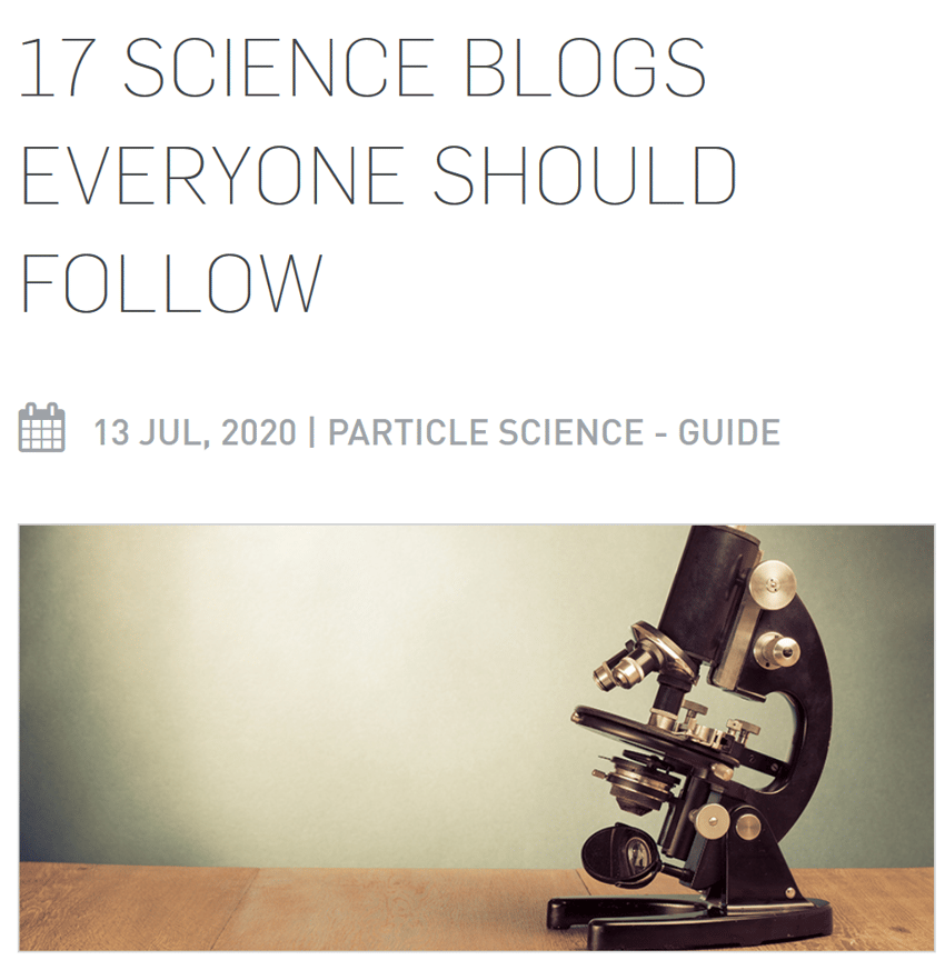 75 Science Blog Post Topics To Write About [2022] - Starter Story