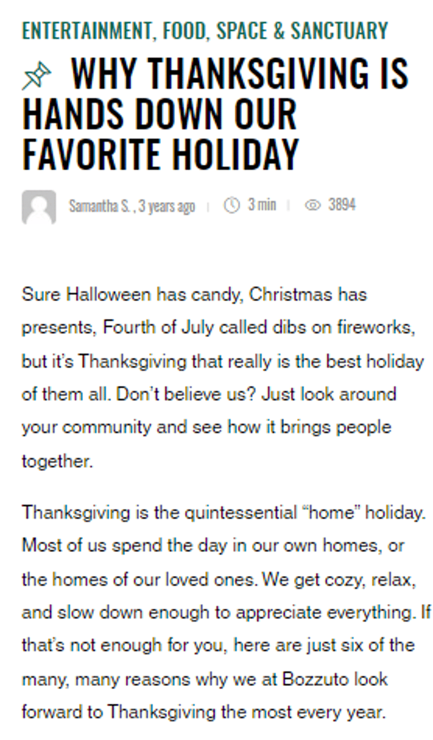 80 Engaging Thanksgiving Blog Post Topic Ideas 2022 Starter