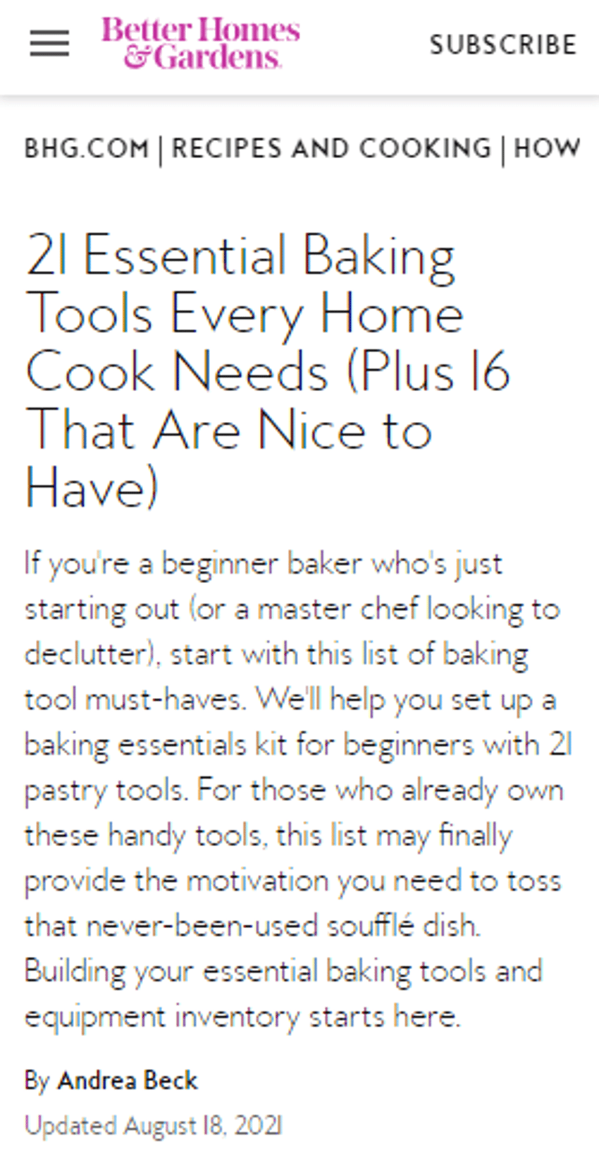 85+ Baking Blog Post Topics & Ideas [2022] - Starter Story