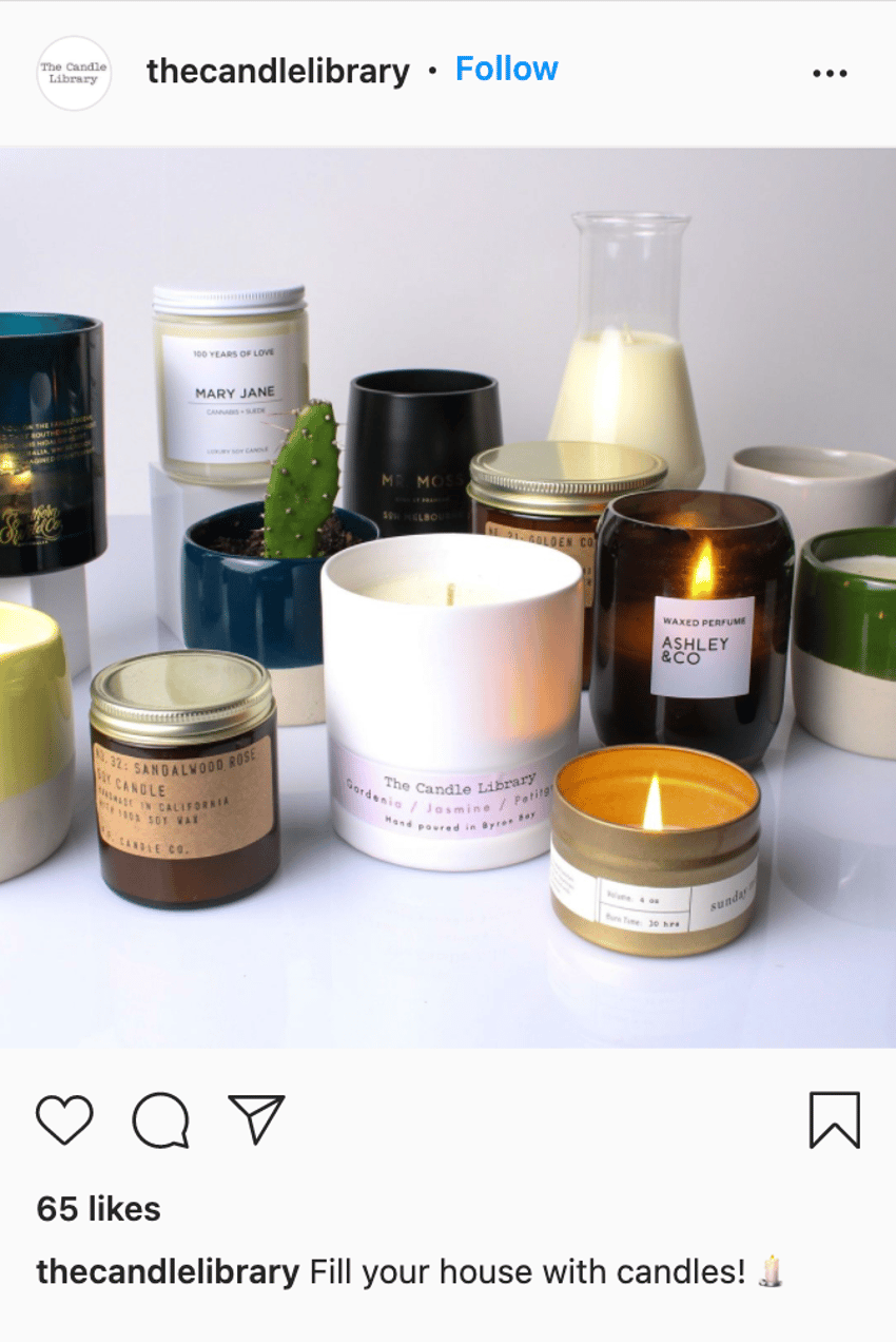 210+ Catchy Candle Instagram Captions - Starter Story