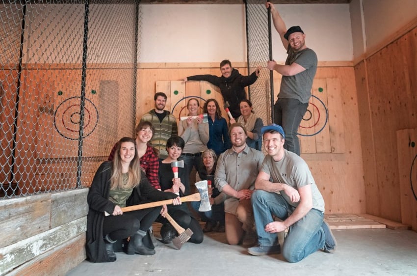 How We Started A $1M Axe-Throwing Party Business - Starter Story