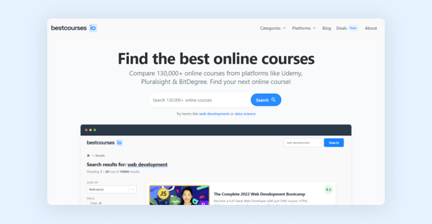 How We Grew Our Online Course Search Platform To 600K Monthly
